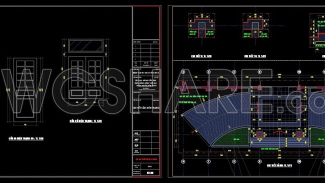 Autocad Drawings Of 2-Story Hospital A Complete Project 23×54m For Download
