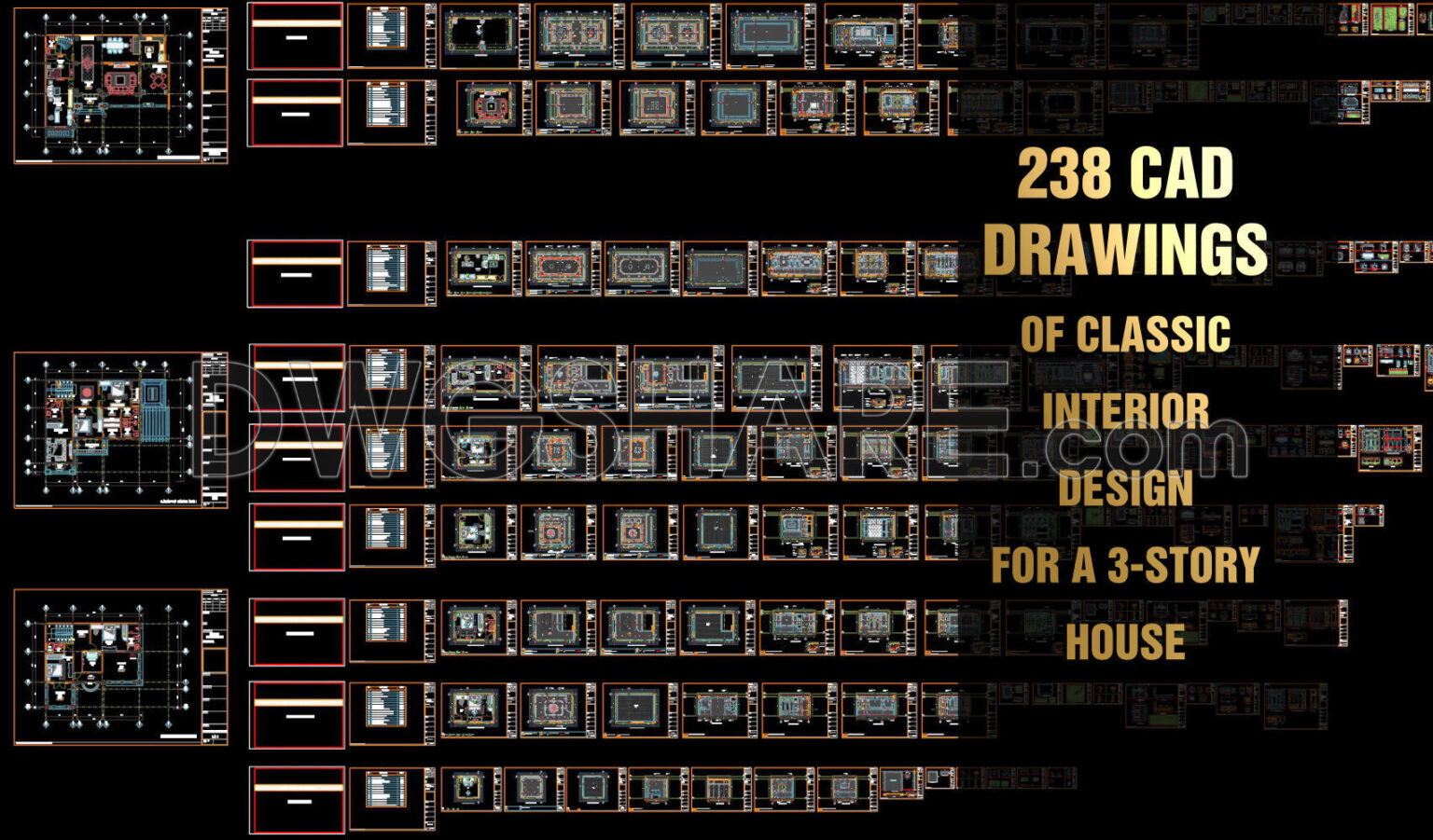 17. The set of 238 CAD drawings for the technical design and ...