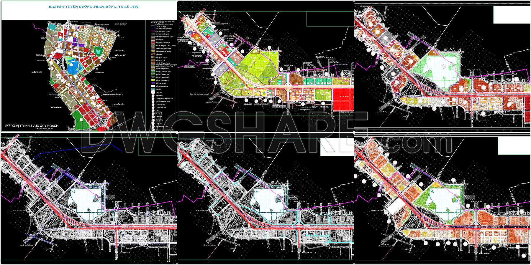 154. Download CAD Drawing – Detailed Planning Project on Both Sides of ...