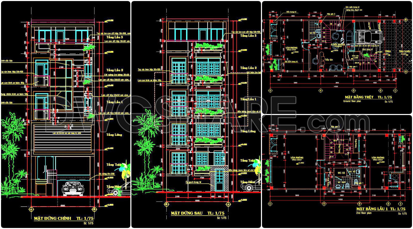 99. Download the design drawing of a 5‑story office building with ...
