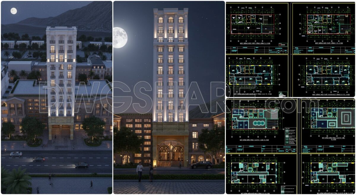 104. Download construction design documentation for a 12-storey mini ...