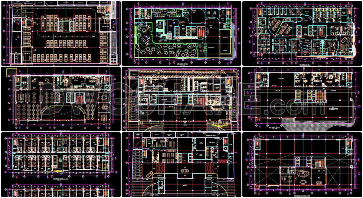 117. Download Architectural Drawings of Galina Hotel AutoCAD DWG