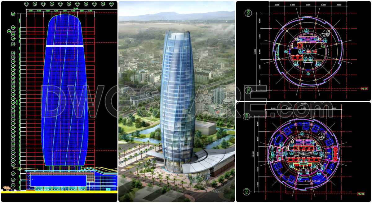 46. Download Detailed Architectural CAD Drawings of a Residential Building